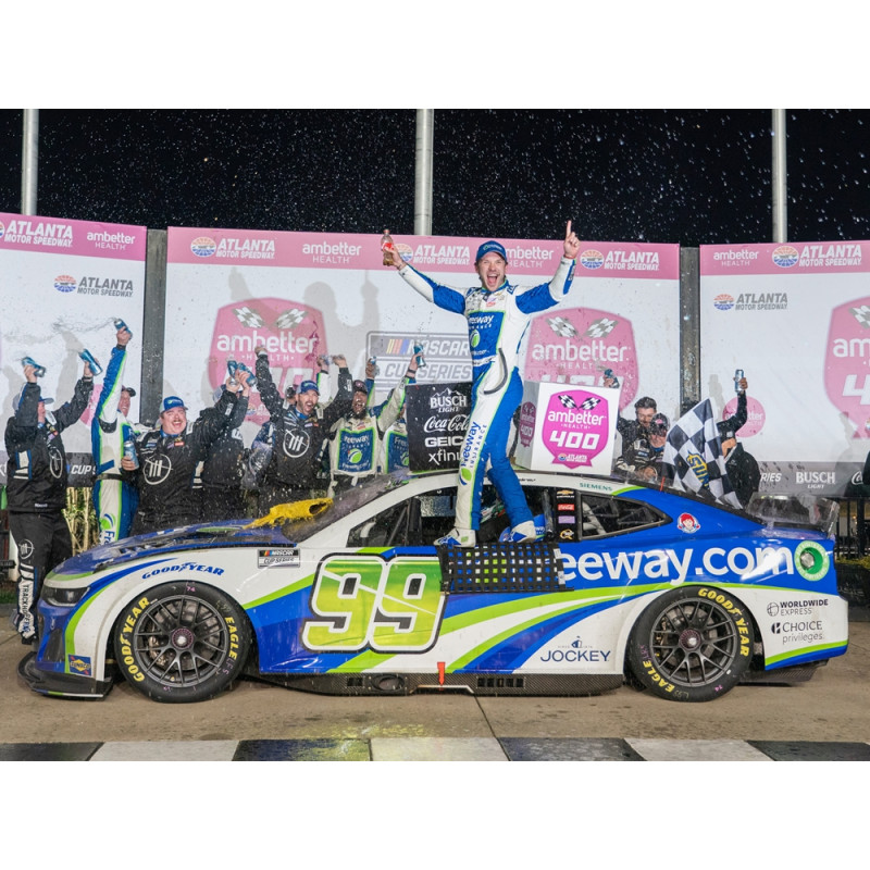 99 Daniel Suarez, Freeway Insurance, Atlanta 2/25 Win, - FOIL NUMBER, 1 ...